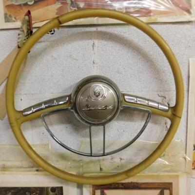 Antique Classic Packard Steering Wheel with Horn Bell 18" | EstateSales.org