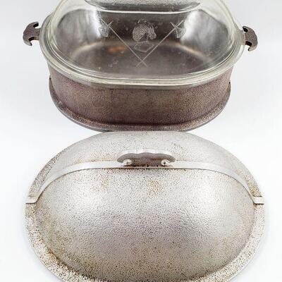 GUARDIAN SERVICE ROASTER PAN WITH EXTRA LID | EstateSales.org