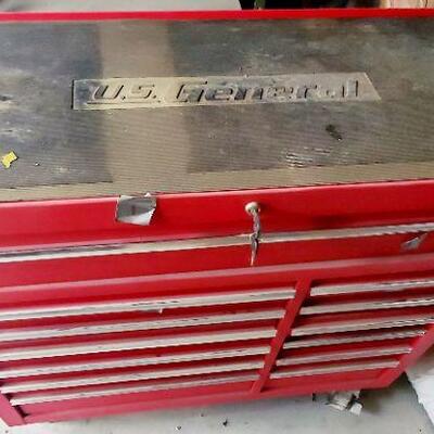 US GENERAL ROLLING TOOL BOX w/ KEYS | EstateSales.org