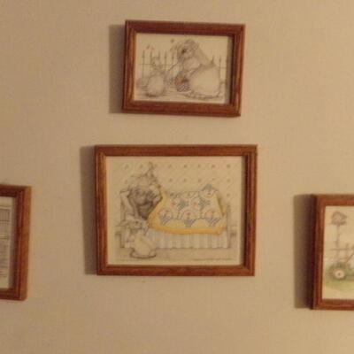 LOT 137 SUE B RUPP SIGNED & #'d PRINTS OF RABBITS | EstateSales.org