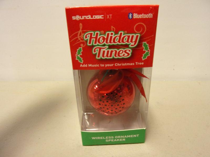 Lot 54 - Holiday Tunes Sound Logic XT Ornament Ball Bluetooth Wireless ...