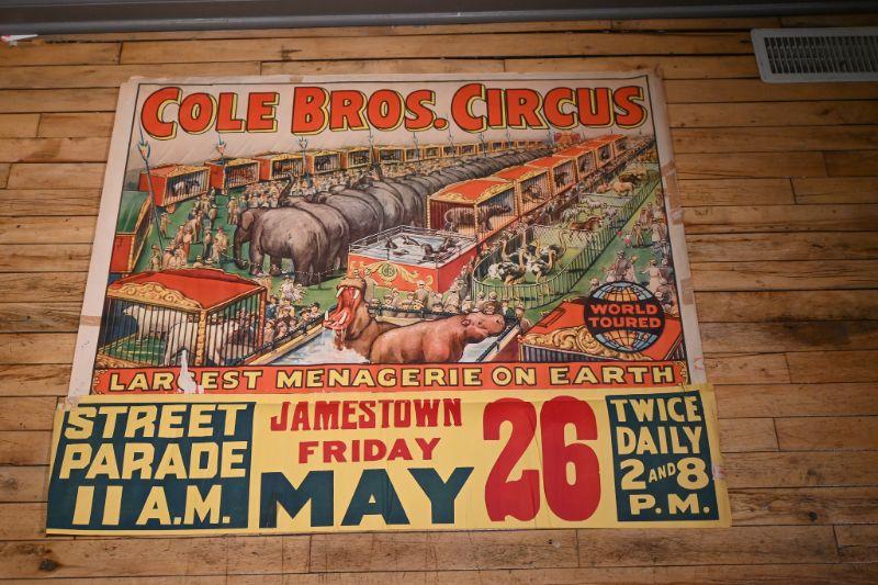 Cole Bros. train circus poster | EstateSales.org