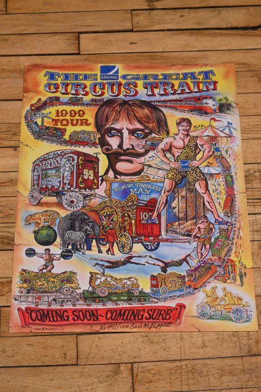 "The Great Circus Train" poster | EstateSales.org