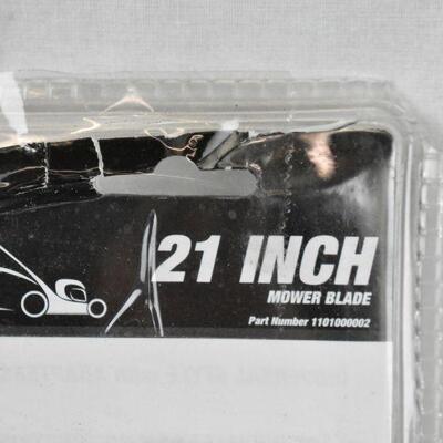 21" Mower Blade Part Number 1101000002 (open package) - New ...