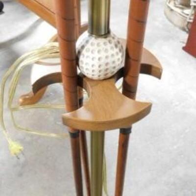 Golf Themed Floor Lamp 57" | EstateSales.org