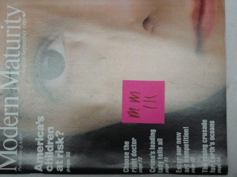 MM111 MODERN MATURITY AUG/SEP 1989 | EstateSales.org
