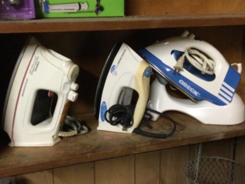 H-384 Tefal Ultraglide Iron Black & Decker Quick n Easy Iron Oreck Iron ...