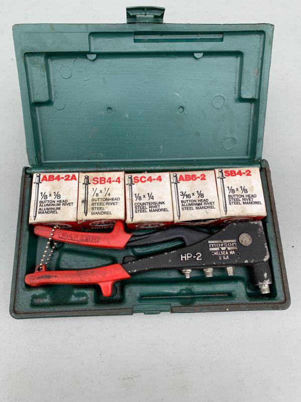 Marson HP-2 rivet gun kit | EstateSales.org