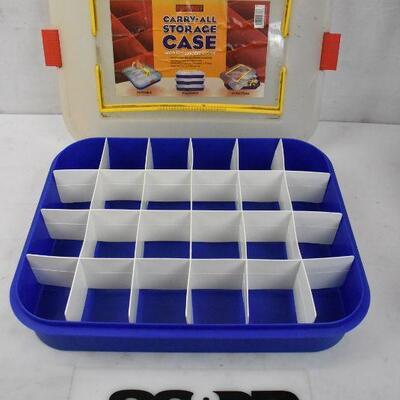 Carry-All Storage Case with Removable Insert | EstateSales.org