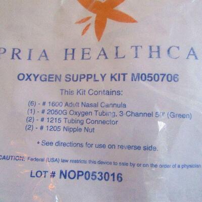 #61 Two Oxygen Supply Kits, assembled by Apria Health Care ...