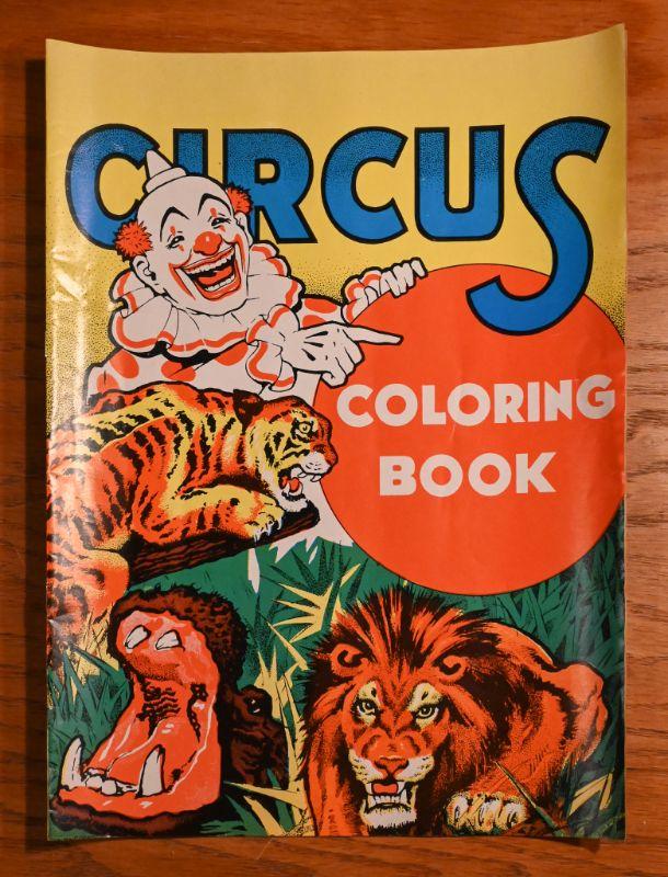 Circus coloring book | EstateSales.org