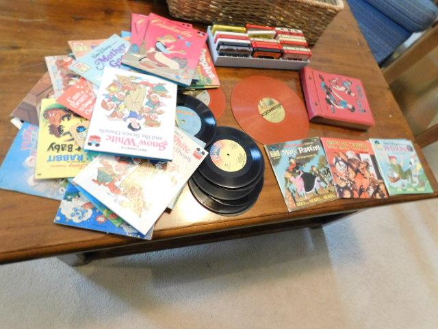 Collection of Kid's Storytime Listen and Read Along Books and Records ...