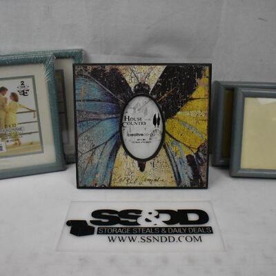5 Frames: Butterfly 4x6 Two Blue 5x7 Two Blue 8x10 | EstateSales.org