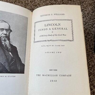 #437 BOOKS Lincoln Finds a General by Kenneth P. Williams | EstateSales.org