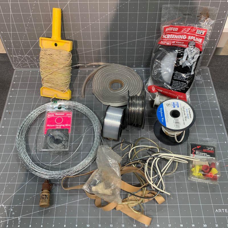#62 Screening Spline Wire, Telephone Wire & Misc. | EstateSales.org