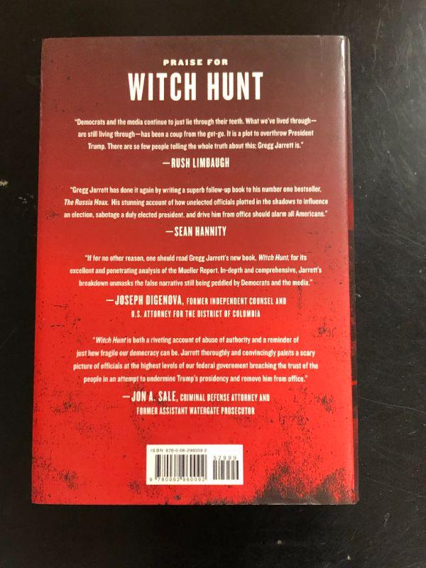 WITCH HUNT by Gregg Jarrett Hardback book | EstateSales.org