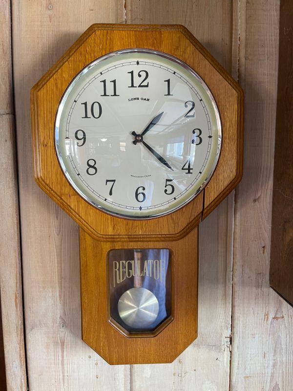 Regulator Lone Oak West Minster Chime Clock | EstateSales.org
