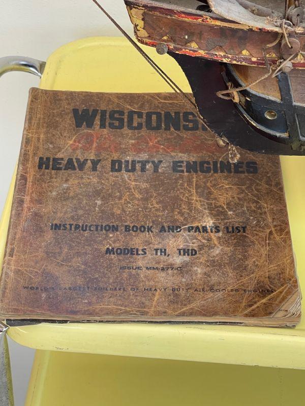 Vintage Wisconsin Heavy Duty Engine TH THD Parts List | EstateSales.org