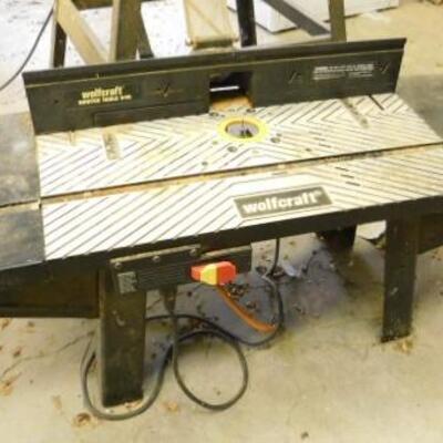 Wolfcraft Router Table and Router 41"x15" | EstateSales.org