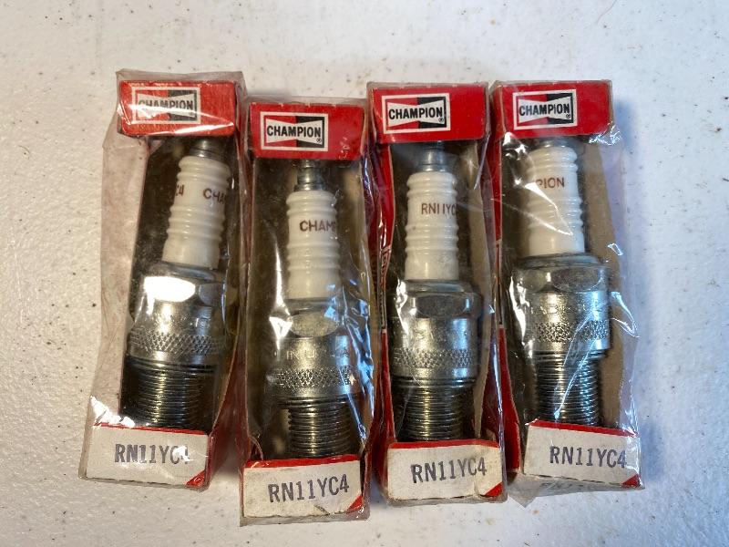 Lot 205 s NOS Champion RN11YC4 Spark plugs | EstateSales.org