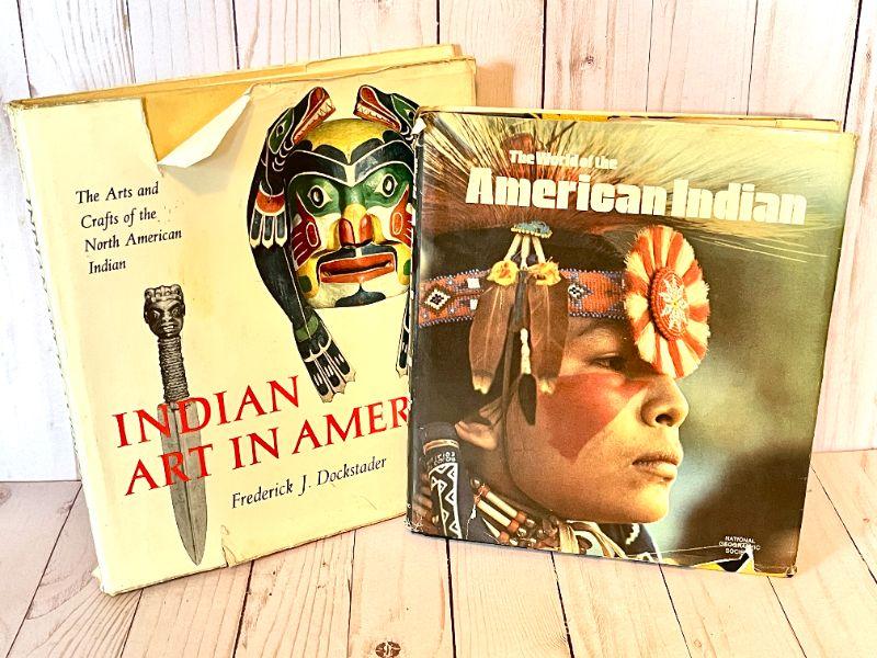 Lot 69 Hard Cover Books Indian Art in America & National Geographic ...