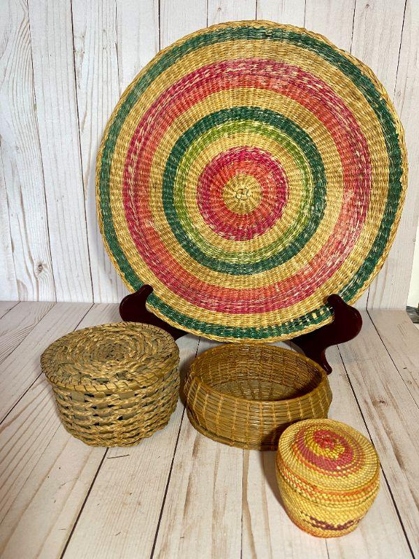 Lot 78. Group of Baskets Origin Unknown | EstateSales.org