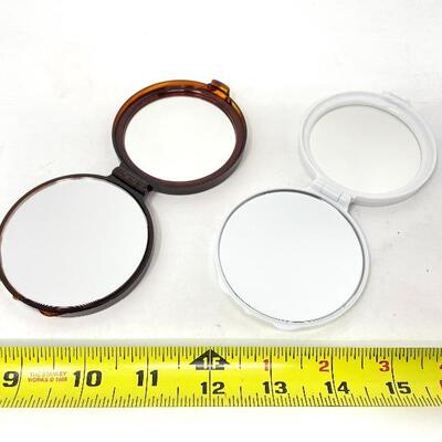 VINTAGE BIG EYES “THE MAGIC FOCUS” COMPACT MIRRORS SET OF 2 ...