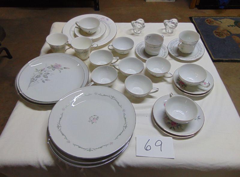 Box 69 Golden Rose china, Allegro china, more | EstateSales.org