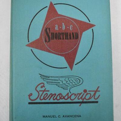 ABC Shorthand Stenoscript by Manuel C Avancena Book w/ Personal Note ...