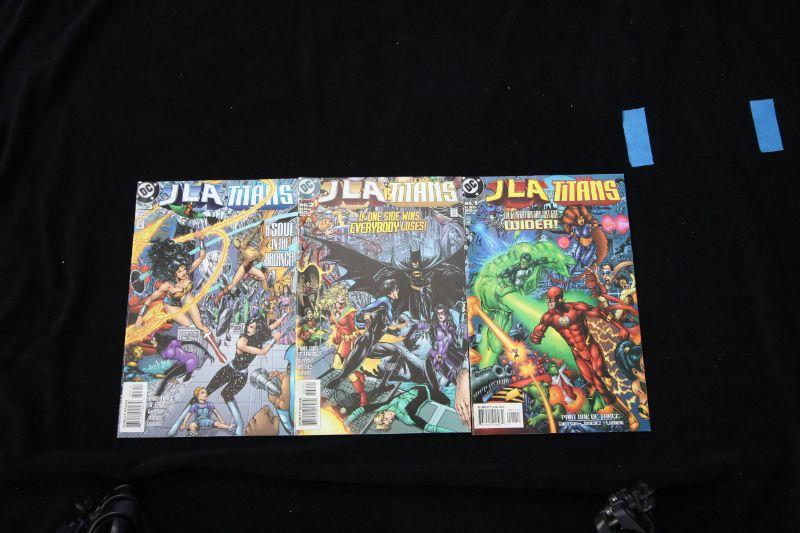 JLA and The Titans Lot containing 3 issues. (1998,DC) 9.0 VF/NM ...