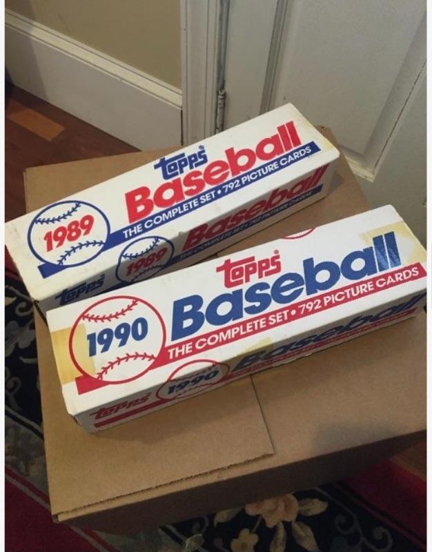 Topps 1989-1990 Complete Sets Unopened 1400+ Baseball Cards