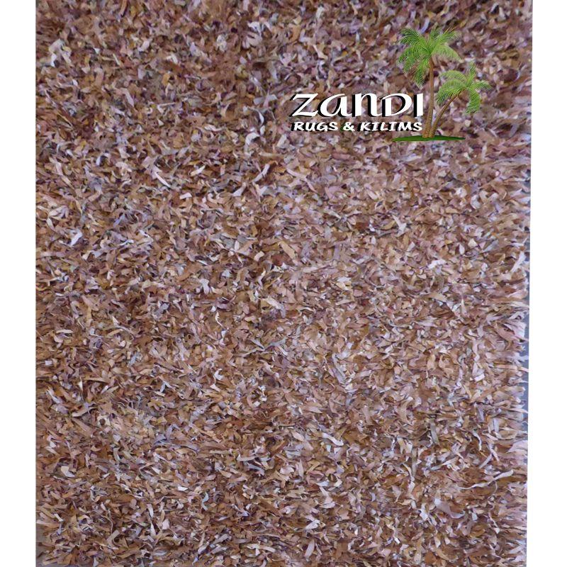 Indian Shaggy design wool/cotton rug 5'x 8' Retail $5400 | EstateSales.org