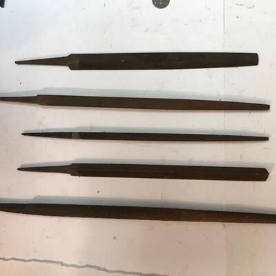 14 Wood Metal File Rasp Flat Rat Tail Variety Vintage No Handles ...