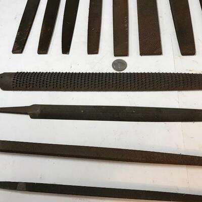 14 Wood Metal File Rasp Flat Rat Tail Variety Vintage No Handles ...
