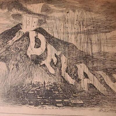 Lot 166: Political Cartoons Early 1900s Philadelphia Inquirer ...
