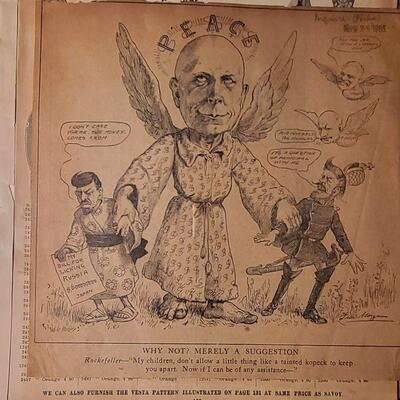 Lot 166: Political Cartoons Early 1900s Philadelphia Inquirer ...