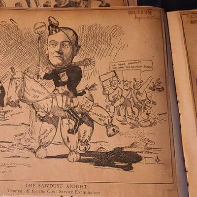 Lot 166: Political Cartoons Early 1900s Philadelphia Inquirer ...