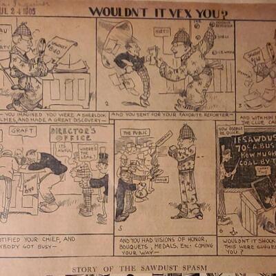 Lot 166: Political Cartoons Early 1900s Philadelphia Inquirer ...