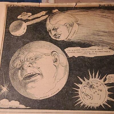 Lot 166: Political Cartoons Early 1900s Philadelphia Inquirer ...