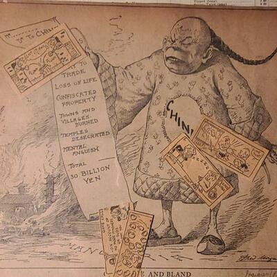 Lot 166: Political Cartoons Early 1900s Philadelphia Inquirer ...