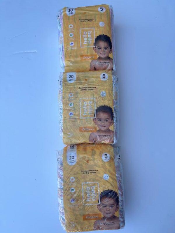 Hello Bello 3 Packs of Size 5 Diapers | EstateSales.org