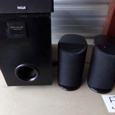 LOT 59. PIONEER HTP 100 SUBWOOFER & SPEAKERS | EstateSales.org