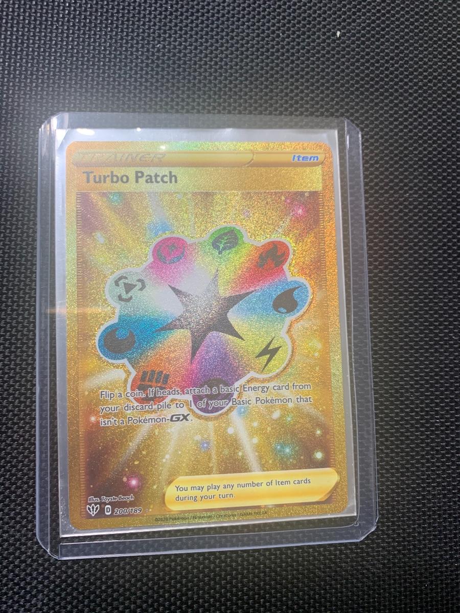 Rare gold shiny Turbo Patch hard to find | EstateSales.org