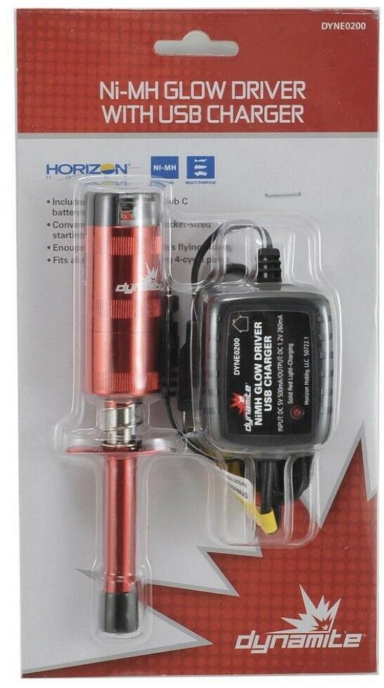 Dynamite Metered NiMH Glow Driver with USB Charger | EstateSales.org