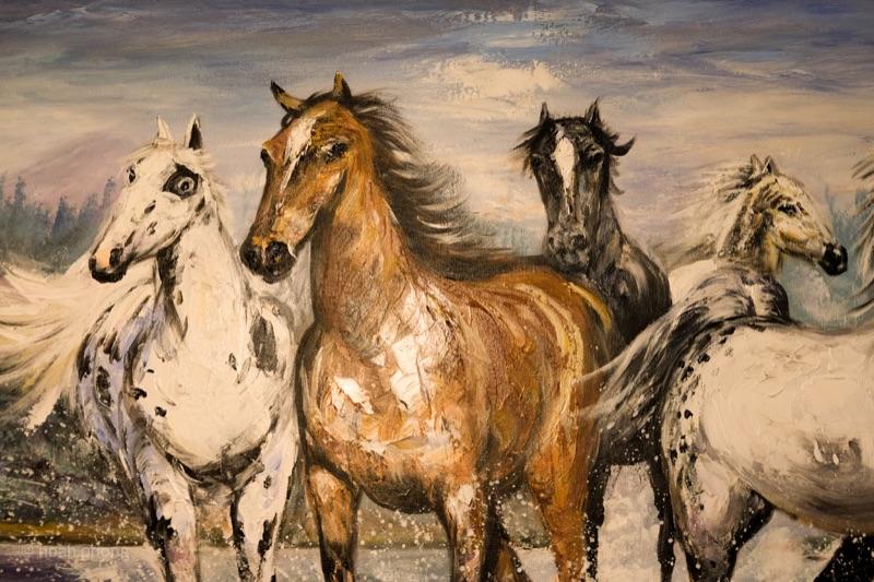 Roberto Borelli 'horse running thru river' | EstateSales.org