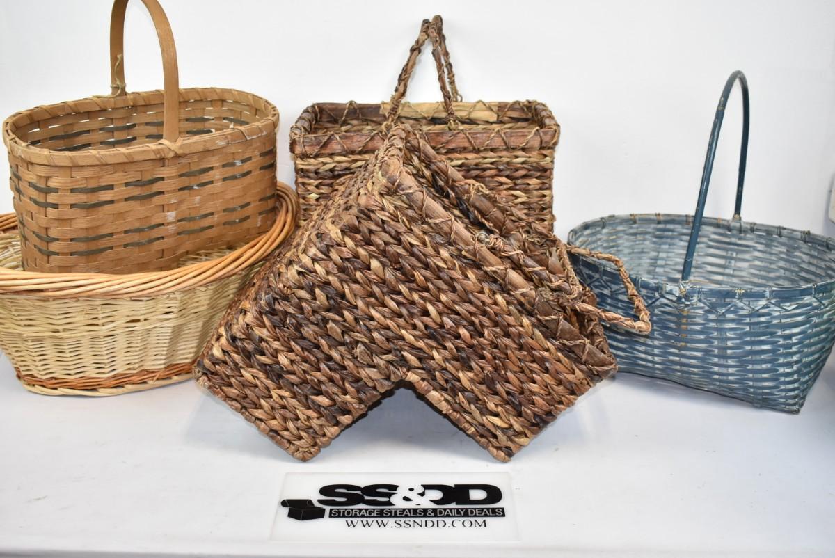5 Baskets: 3 Stairs, 2 Oval - Used, good condition | EstateSales.org