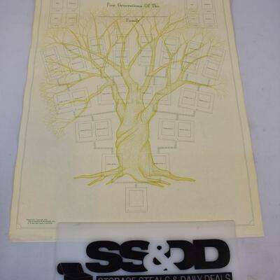 6 pc Religious LDS: Family Tree Posters & 4 Books | EstateSales.org