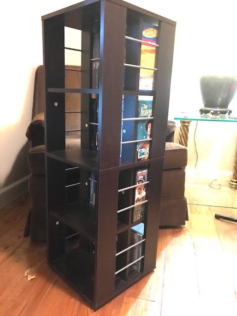 Rotating DVD Storage Rack #1 | EstateSales.org