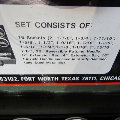 LOT 258 BUFFALO SOCKET SET | EstateSales.org