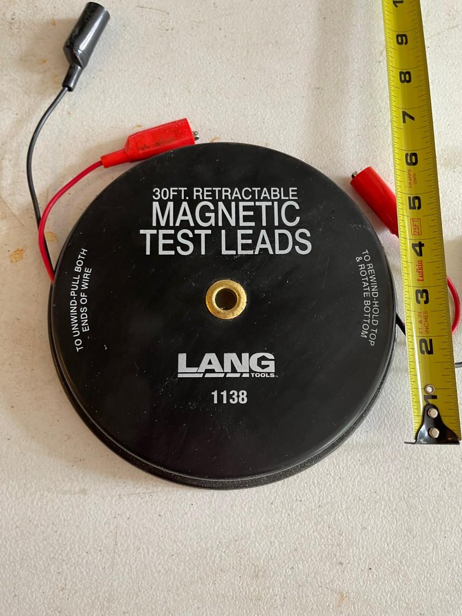Lang 30ft magnetic retractable test leads | EstateSales.org